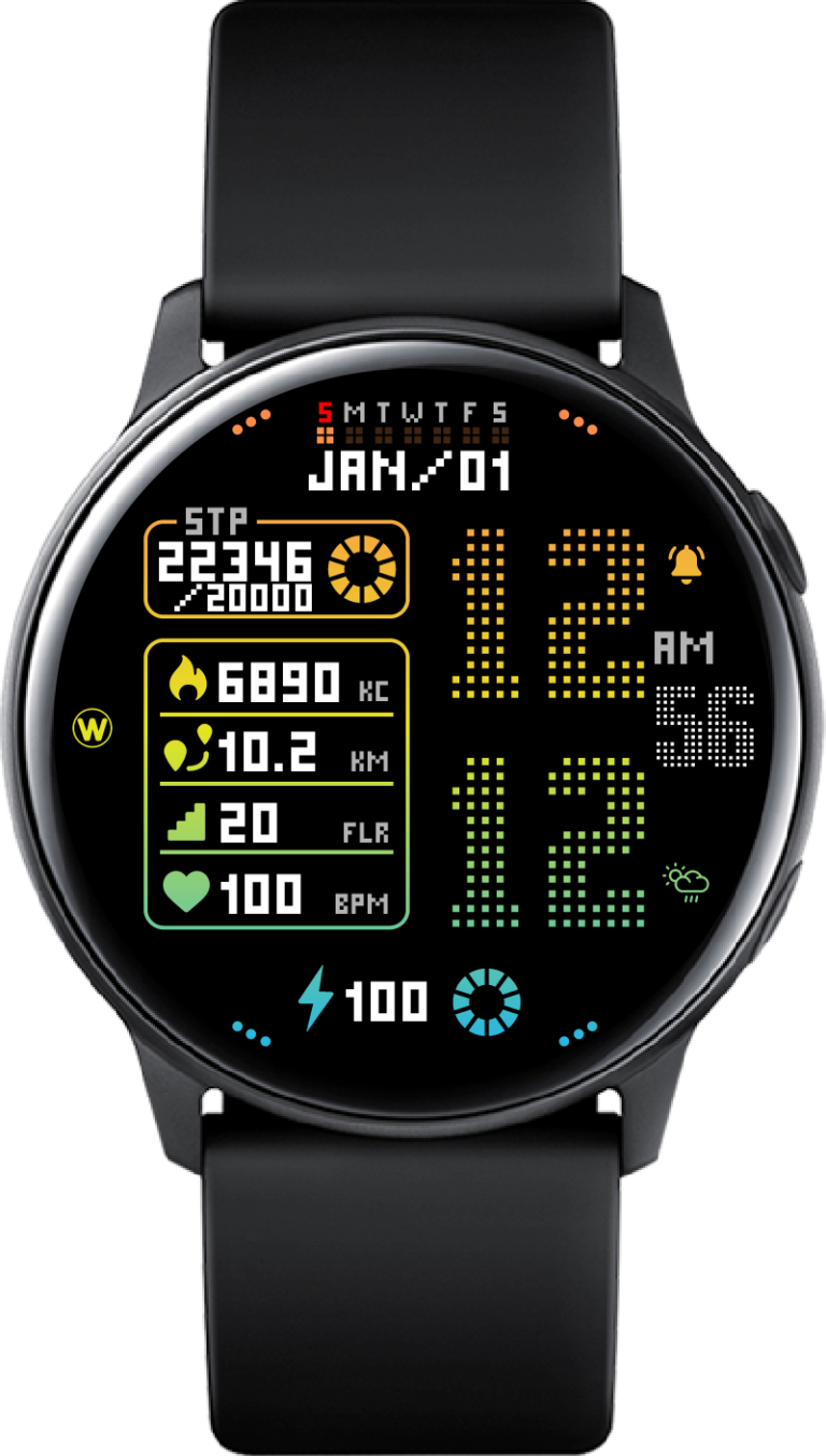 DOTS Samsung Galaxy Watch Face – Now Watch Faces and Applications