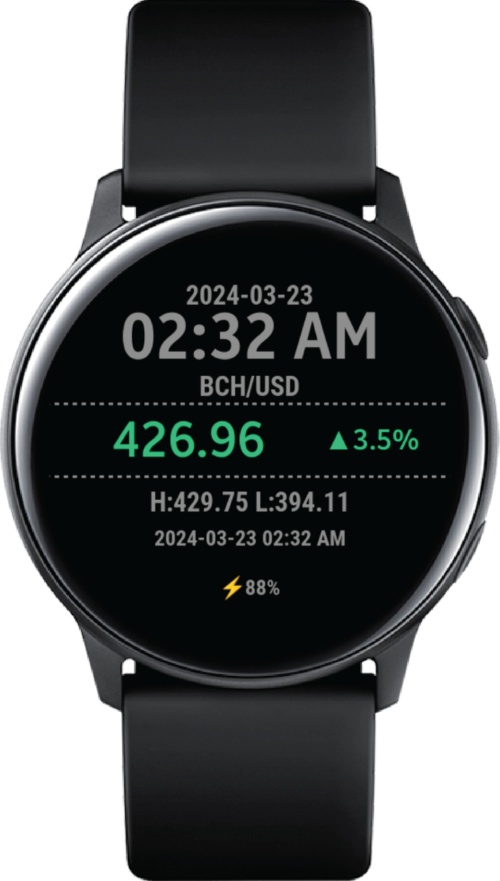Crypto: Wear OS Watch Face – Now Watch Faces and Applications