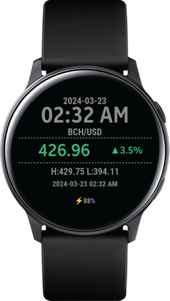 Crypto: Wear OS Watch Face – Now Watch Faces and Applications