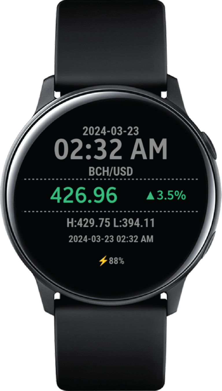 Crypto: Wear OS Watch Face – Now Watch Faces and Applications